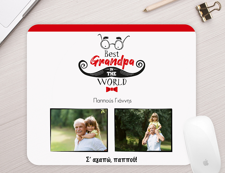 Best Grandpa in the World - Mousepad - Mousepad | Memorybox